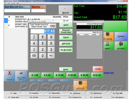 PC America Cash Register Express POS Software | POSGuys.com
