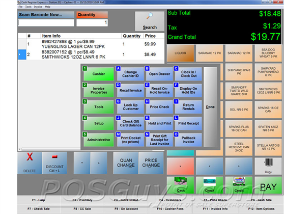 PC America Cash Register Express POS Software | POSGuys.com