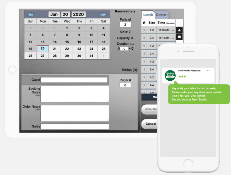 Alternate image for Full Service iPad Restaurant Kit - Auphan
