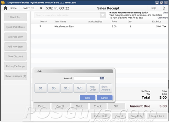 Intuit QuickBooks Point of Sale Pro POS Software | POSGuys.com