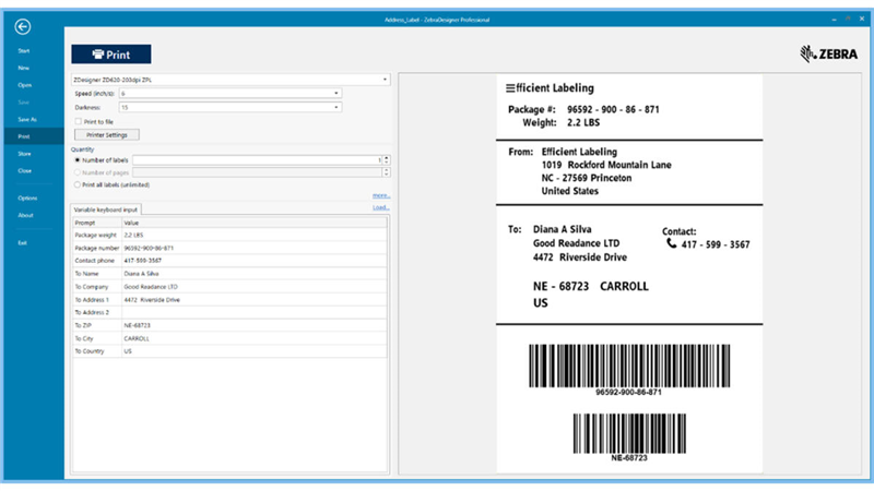 Alternate image for ZebraDesigner Professional 3